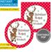 Reindeer Noses Tags Christmas Gift Tags - Party Peanut