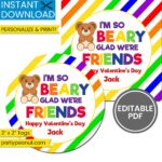 Beary Glad Friends Gift Tags - Party Peanut