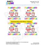 Poppin By To Say Thank You Tags - Party Peanut