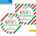 Hugs and Kisses Tags Christmas Tags - Party Peanut